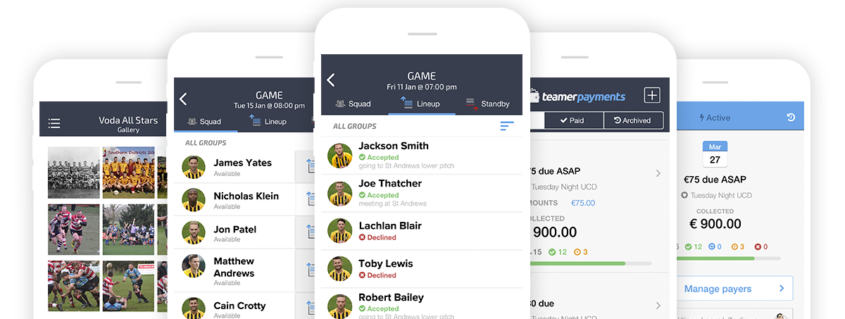 Teamer Home - A Free App For Sports Teams
